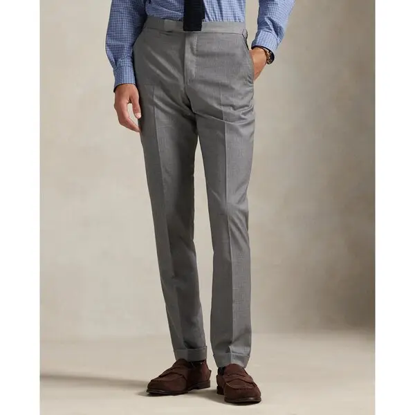 Ralph Lauren Wool Twill Flat-front Trousers
