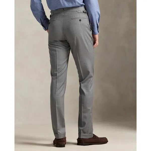 Ralph Lauren Wool Twill Flat-front Trousers