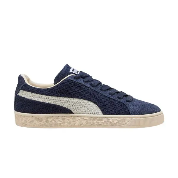 PUMA Suede Crochet 'navy White - Blue