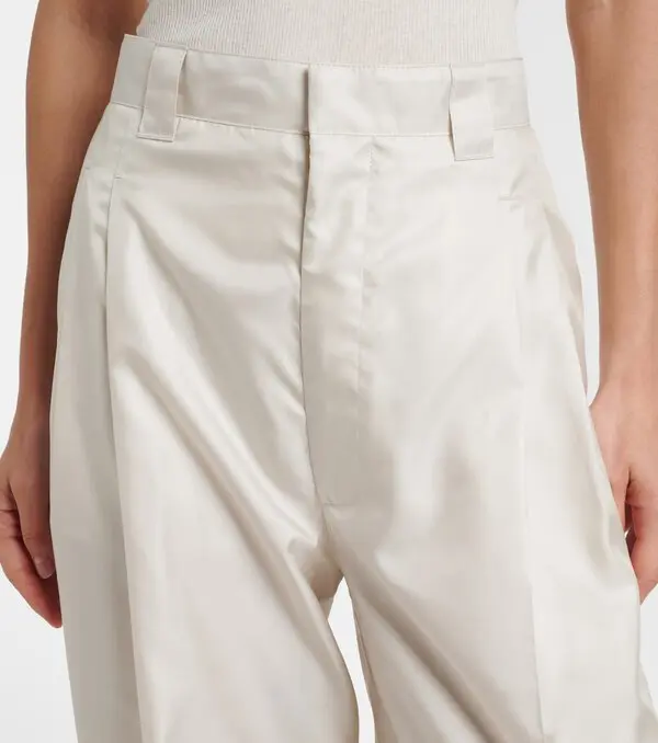 Phoebe Philo Twill Wide-leg Pleated Pants