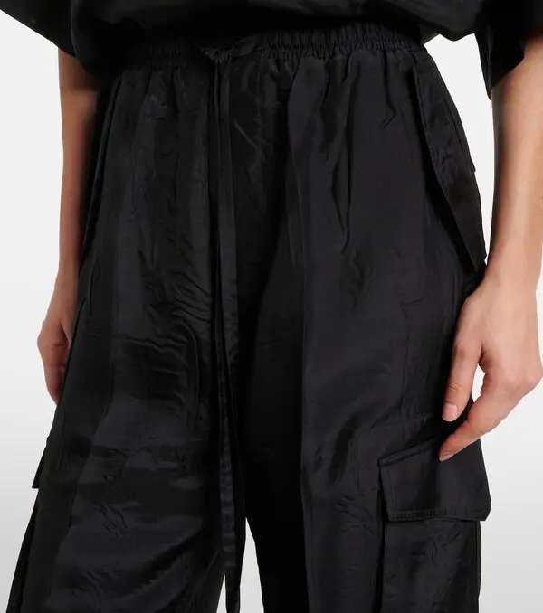 Phoebe Philo Silk Cargo Pants