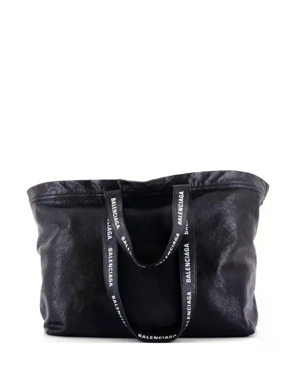 Balenciaga Carry Shopper Tote Leather Medium Shoulder Bag