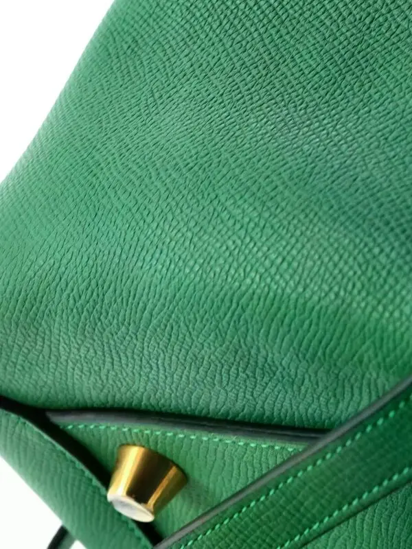 Celine Textured Leather Mini Belt Bag - Green