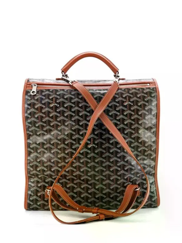 Goyard Saint Leger Briefcase Coated Canvas Backpack