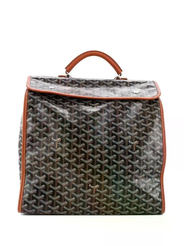 Goyard Saint Leger Briefcase Coated Canvas Backpack