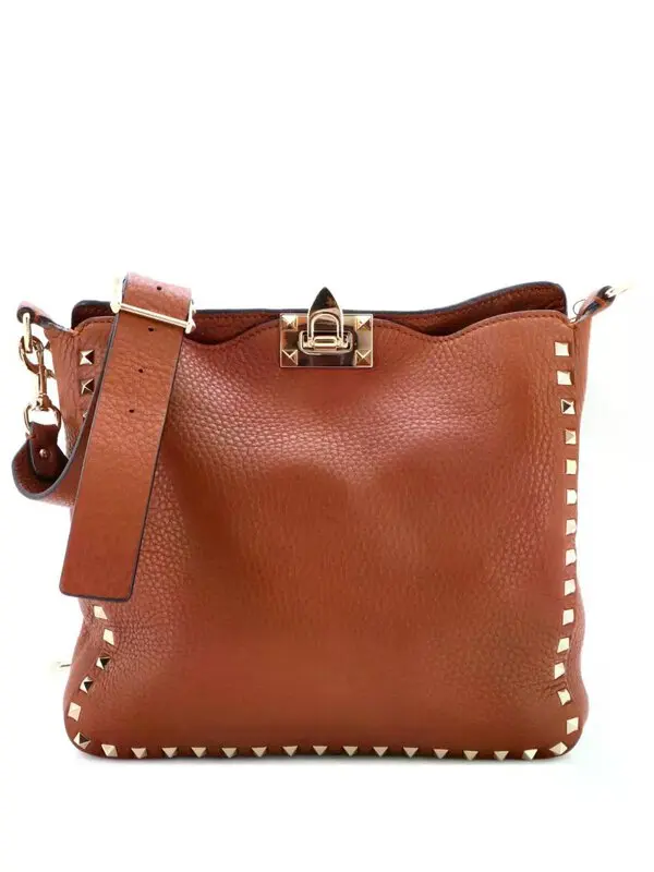 Valentino Garavani Rockstud Flip Lock Messenger Bag