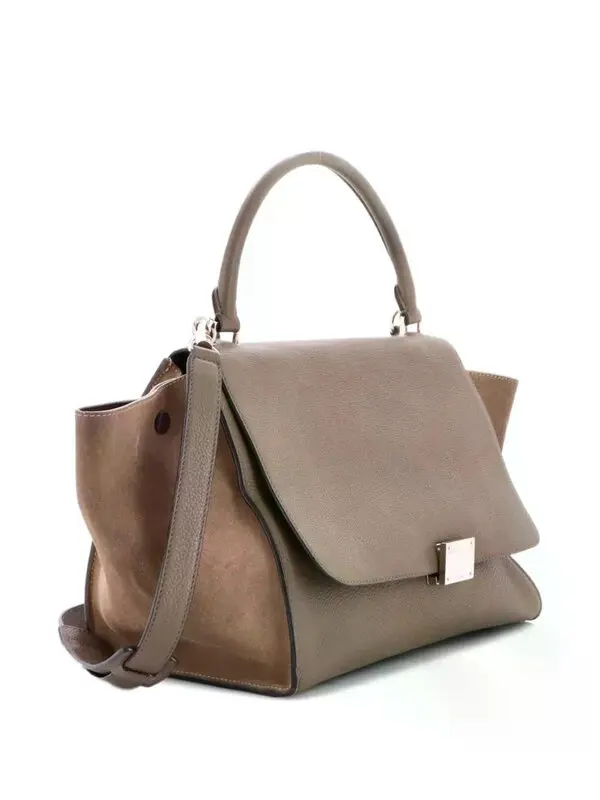 Celine Trapeze Satchel - Grey