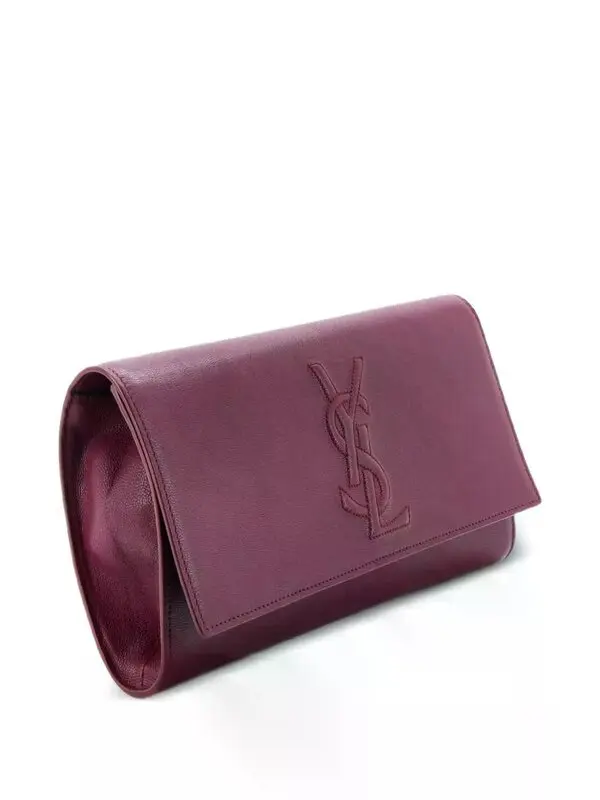 Saint Laurent Belle De Jour Clutch Bag - Purple