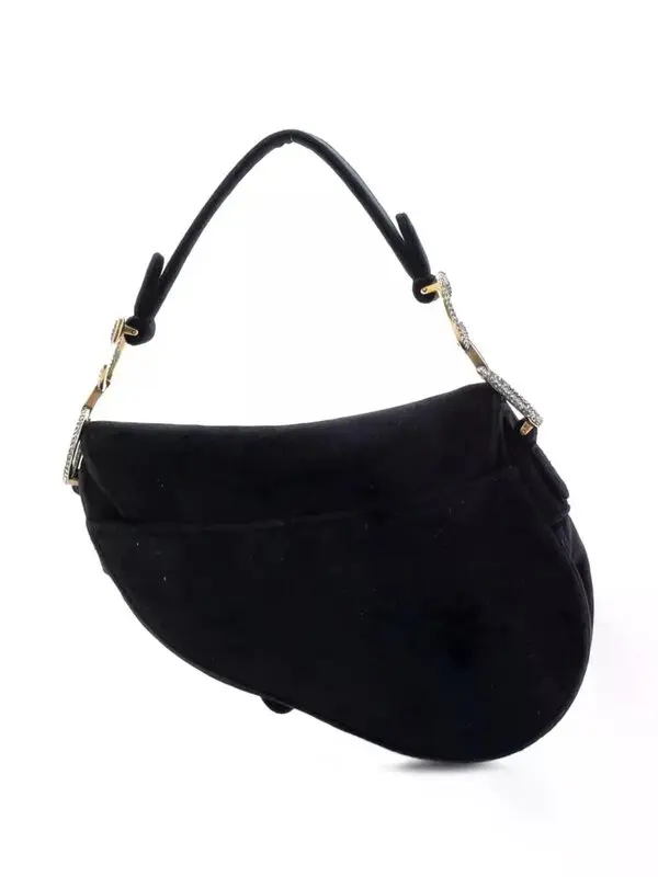 Dior Mini Saddle Shoulder Bag - Black
