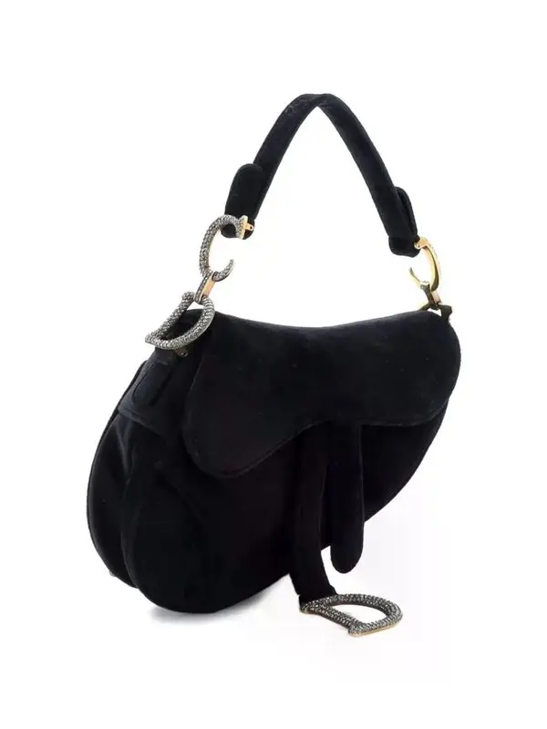 Dior Mini Saddle Shoulder Bag - Black
