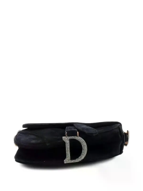 Dior Mini Saddle Shoulder Bag - Black