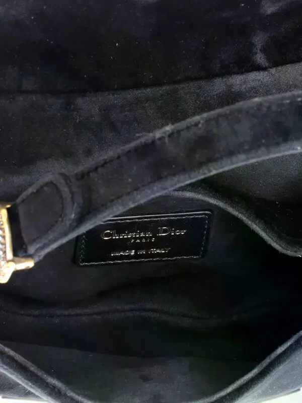 Dior Mini Saddle Shoulder Bag - Black