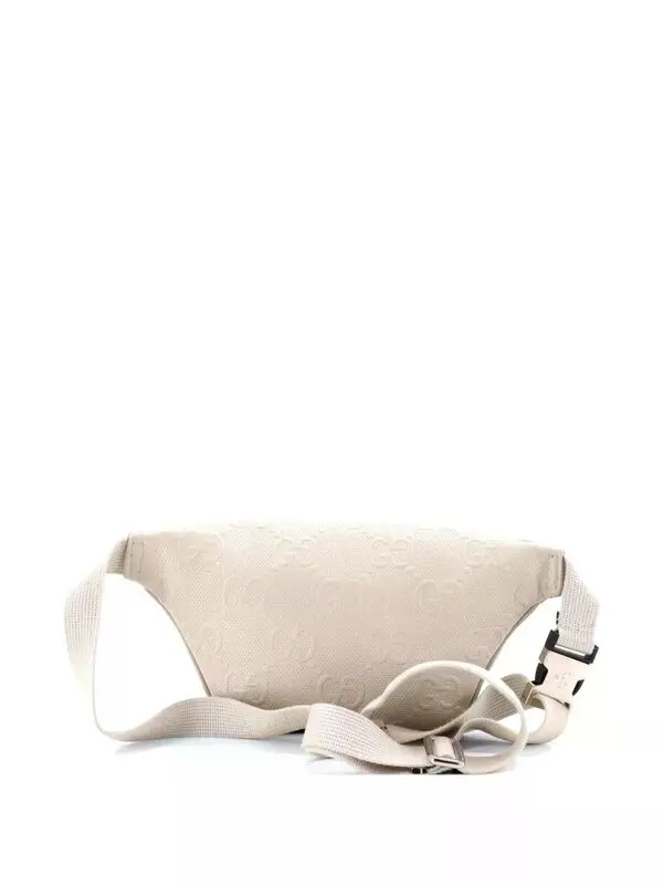Gucci Gg Embossed Perforated Leather Small Belt Bag