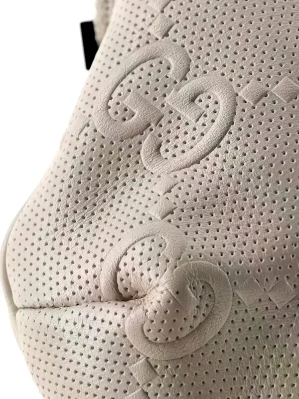 Gucci Gg Embossed Perforated Leather Small Belt Bag