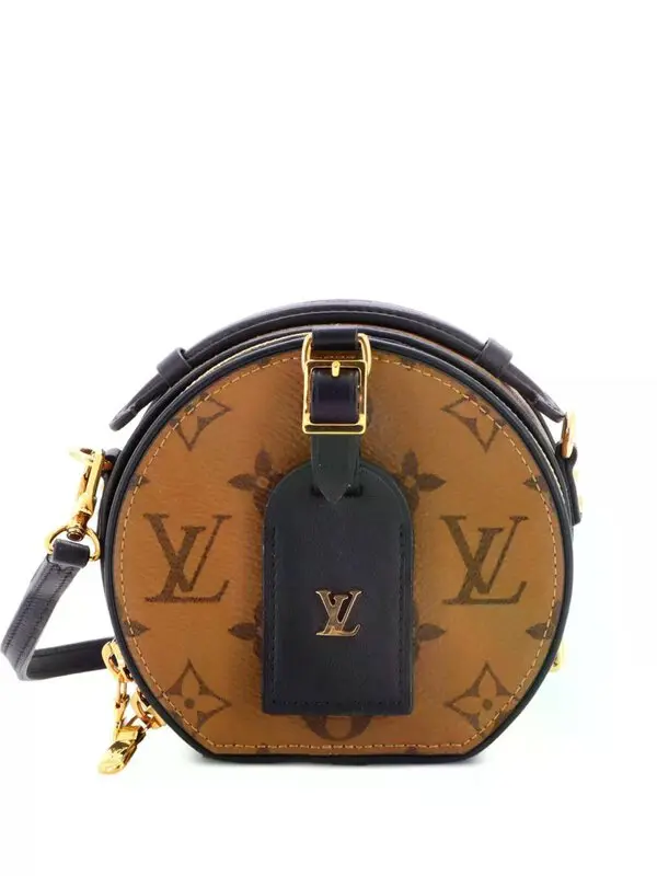 LOUIS VUITTON Mini Boite Chapeau Bag Reverse Monogram Canvas Crossbody