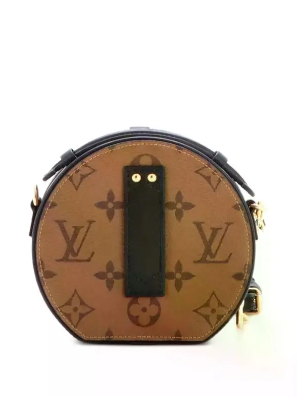 LOUIS VUITTON Mini Boite Chapeau Bag Reverse Monogram Canvas Crossbody