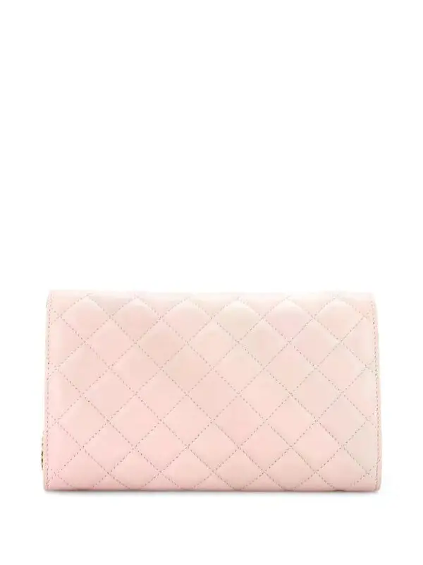 Versace Icon Wallet On Chain Quilted Leather Crossbody Bag