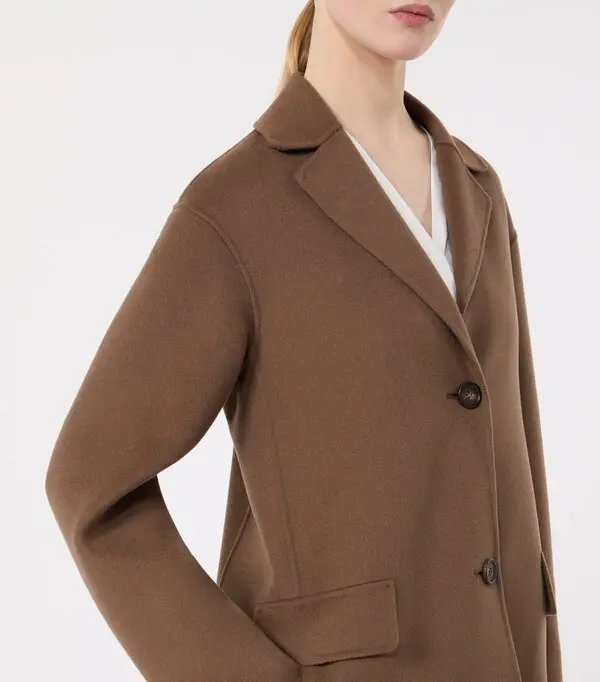Max Mara Virgin Wool Single-breasted Blazer - Brown