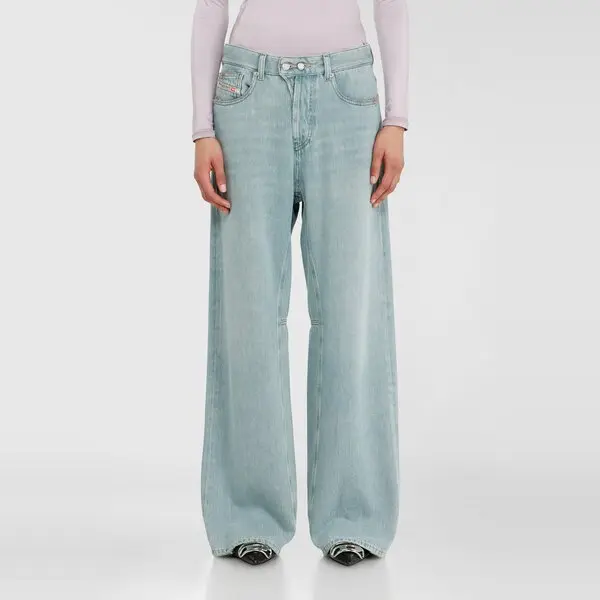 DIESEL® 1996 D-si̇re Relaxed Low Waist Wide Leg Jeans - Blue