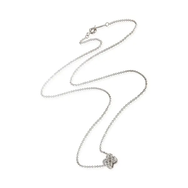 Tiffany & Co. Diamond Lace Pendant Necklace