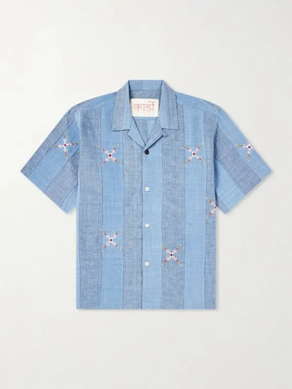 KARDO Ronen Cotton Shirt - Blue