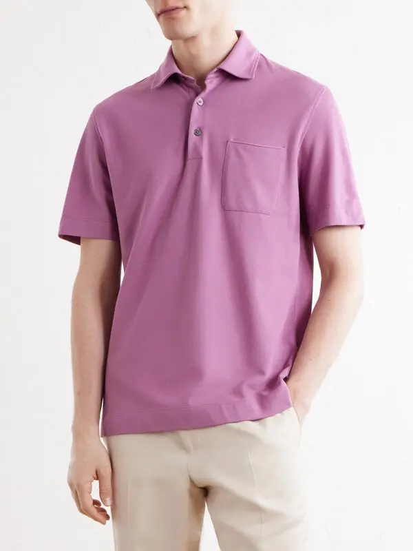 Zegna Cotton-jersey Polo Shirt