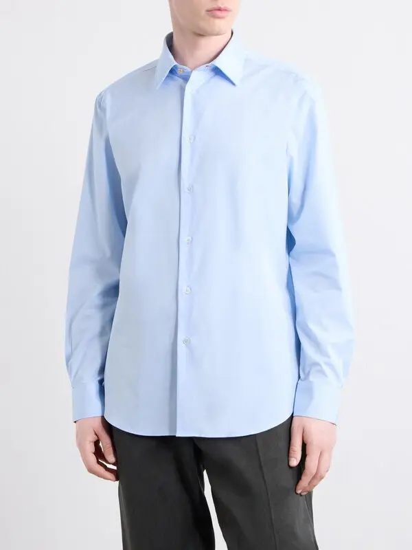 Paul Smith Cotton-poplin Shirt - Blue