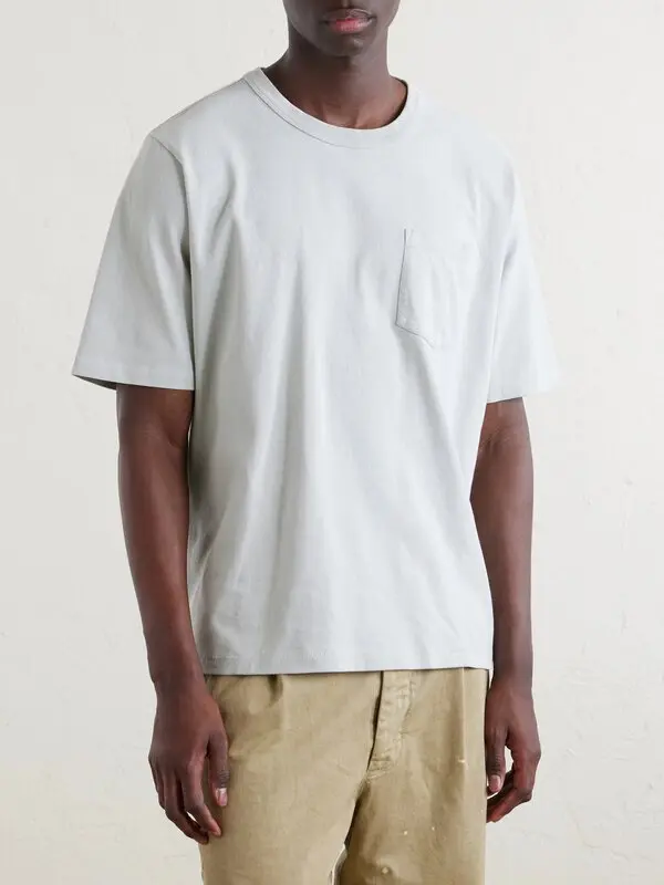 CORRIDOR Garment-dyed Cotton-jersey T-shirt