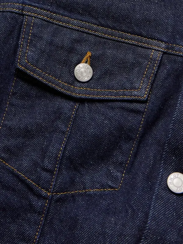 Nn07 Roy 1882 Corduroy-trimmed Organic Denim Jacket