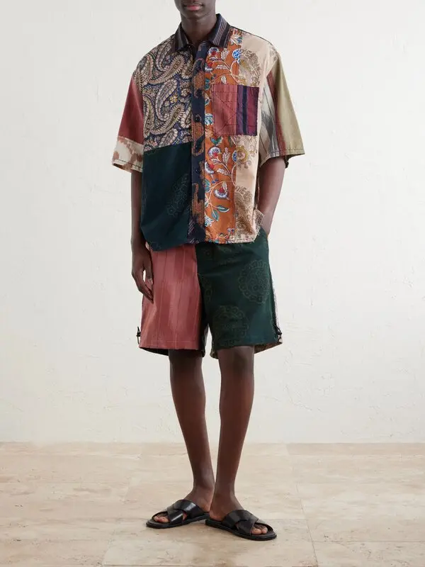 KARDO Yuto Patchwork Cotton Shirt