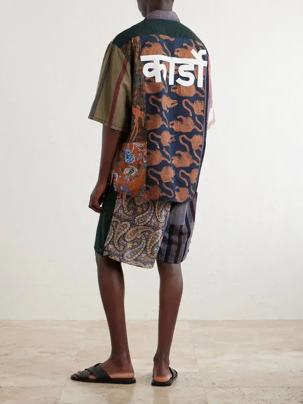 KARDO Yuto Patchwork Cotton Shirt
