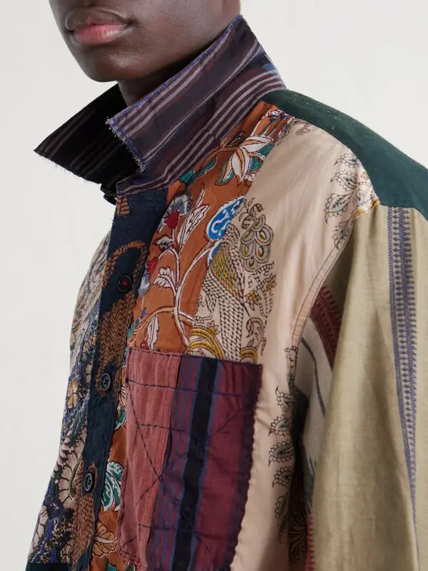 KARDO Yuto Patchwork Cotton Shirt