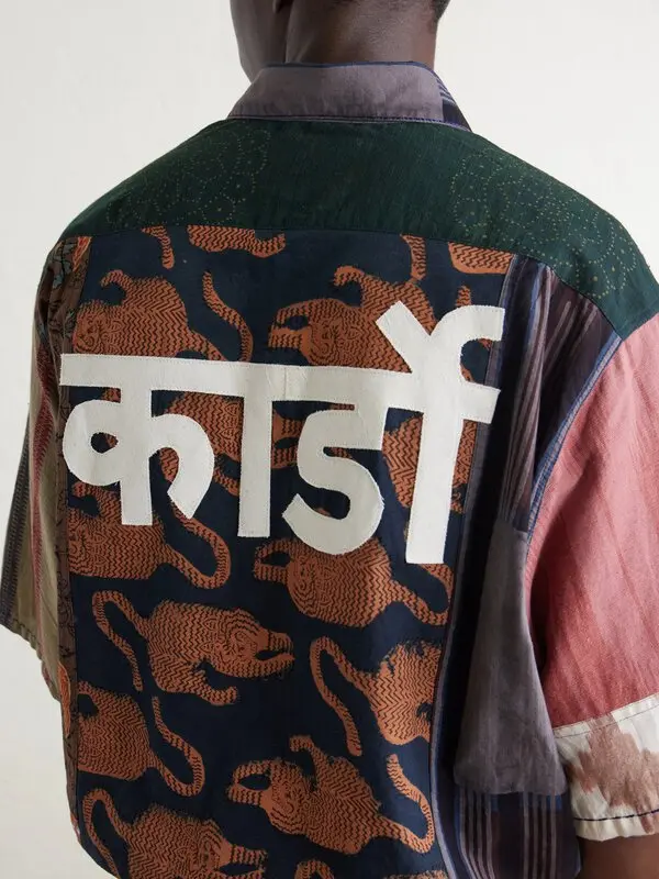 KARDO Yuto Patchwork Cotton Shirt
