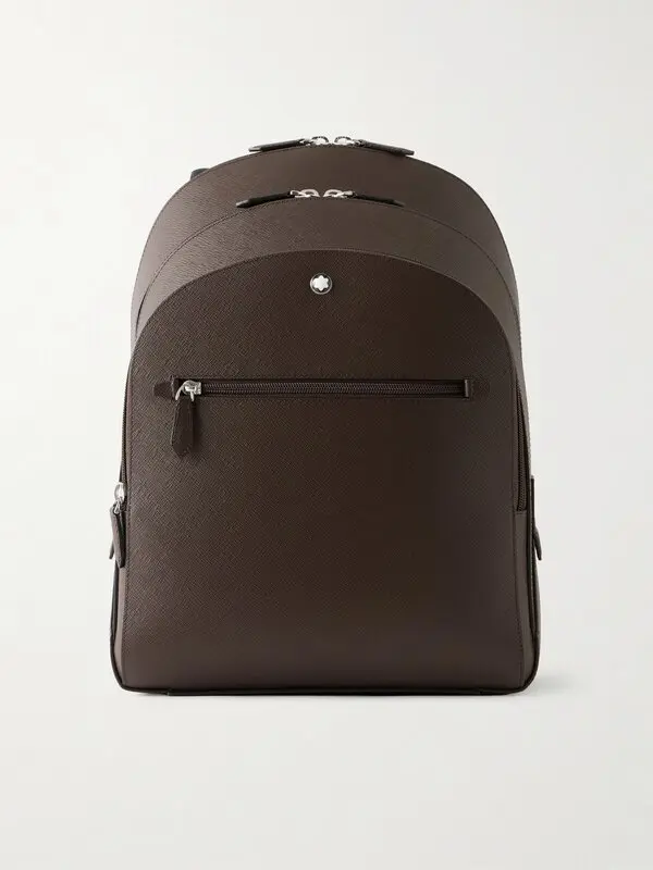 Montblanc Textured-leather Backpack