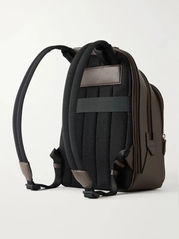 Montblanc Textured-leather Backpack