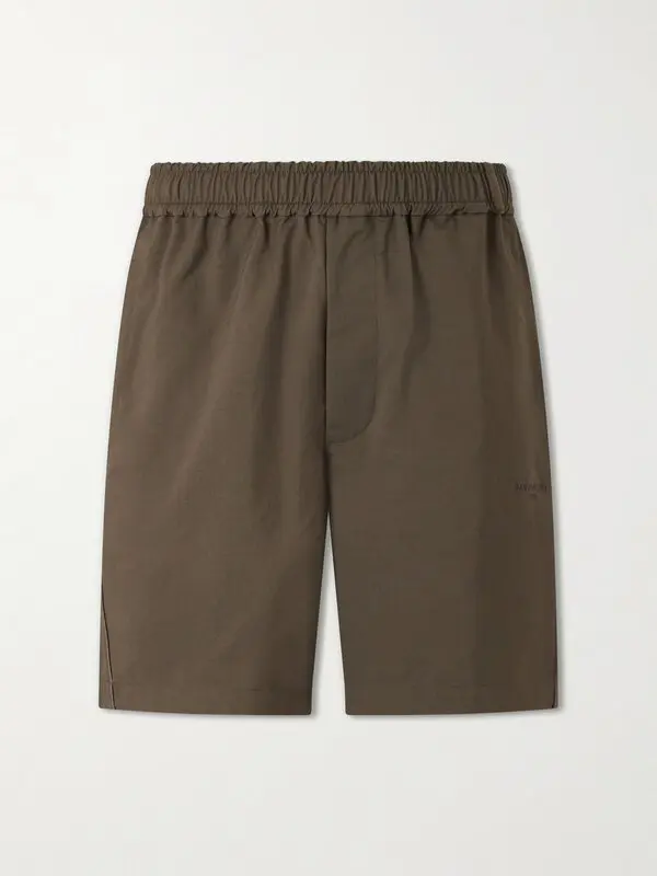 Givenchy Straight-leg Shell Shorts - Brown