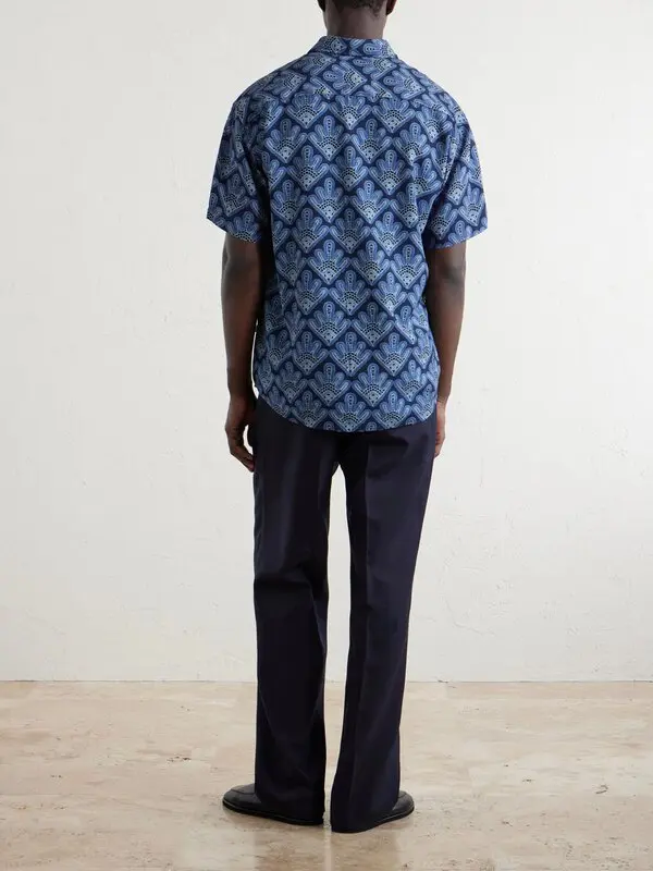 Nn07 Deon Printed Woven Shirt