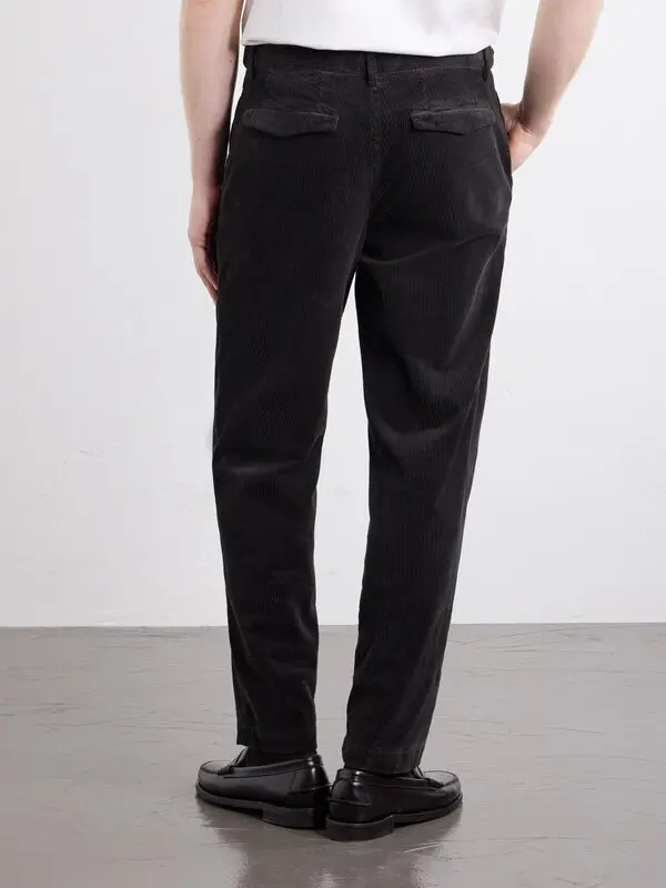 Barena Venezia Straight-leg Pleated Corduroy Trousers