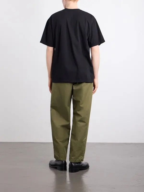 NEIGHBORHOOD Logo-print Cotton-jersey T-shirt - Black