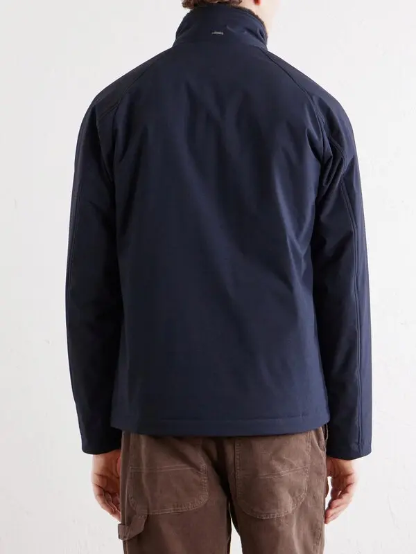 Herno Faux Fur Trimmed Bomber Jacket