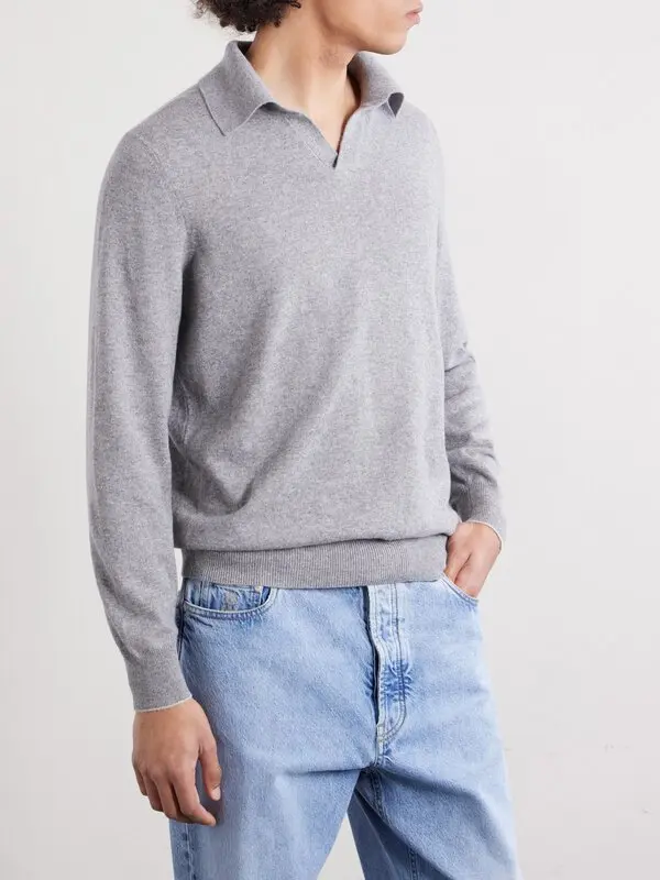 Brunello Cucinelli Cashmere Polo Shirt