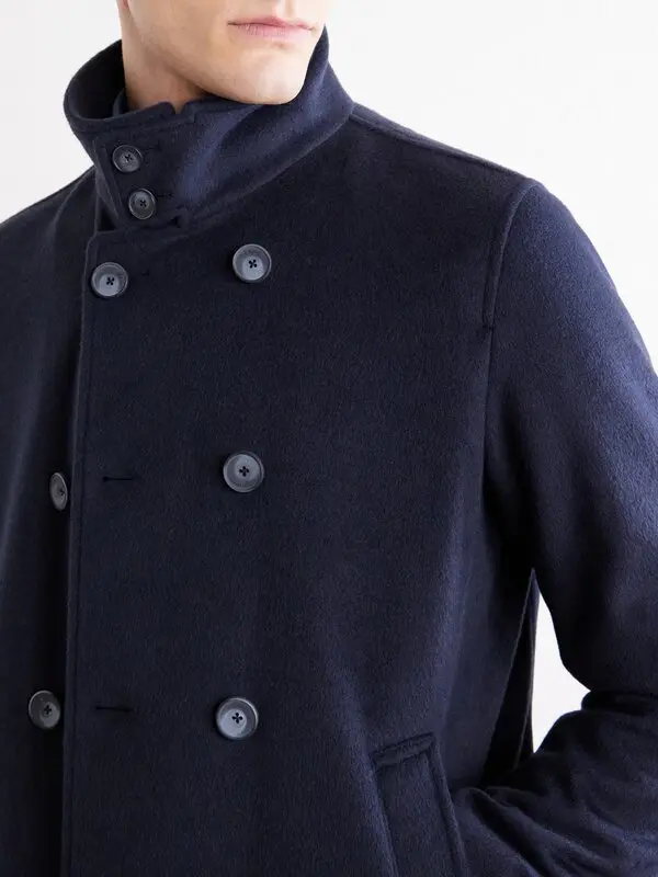 Herno Double-breasted Woven Coat
