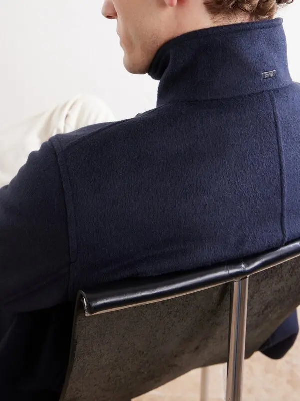 Herno Double-breasted Woven Coat