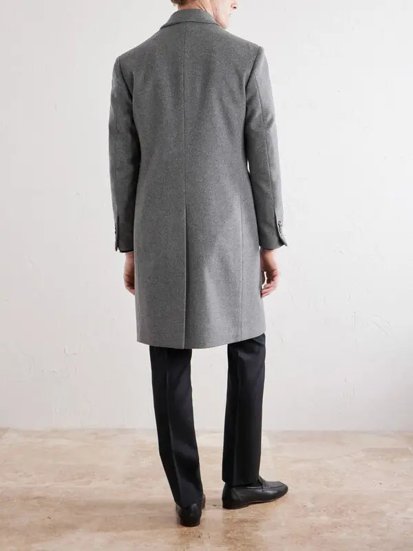 LARDINI Double-breasted Wool Coat