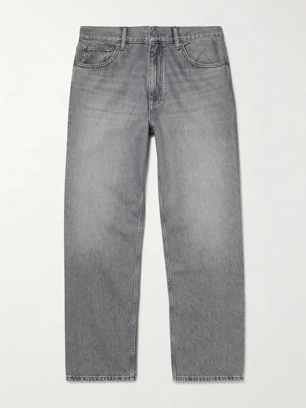 Nn07 Otis Straight-leg Organic Jeans - Gray
