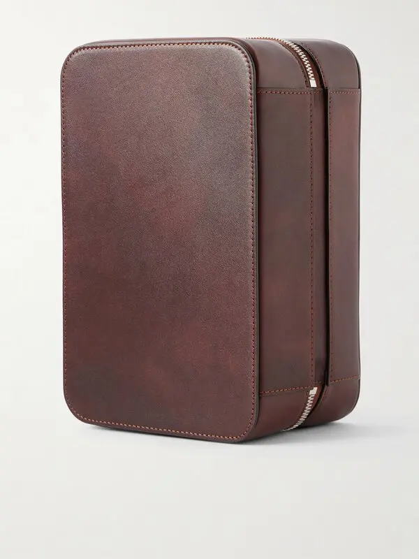 Brunello Cucinelli Leather Sunglasses Case