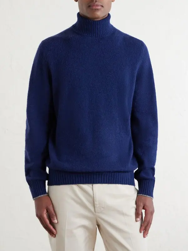 Brunello Cucinelli Alpaca-blend Rollneck Sweater