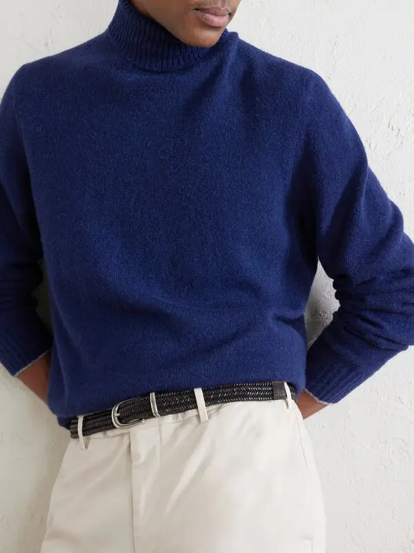 Brunello Cucinelli Alpaca-blend Rollneck Sweater