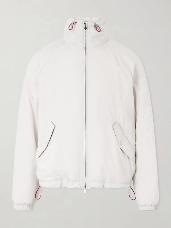 Brunello Cucinelli Padded Shell Hooded Jacket - Neutrals