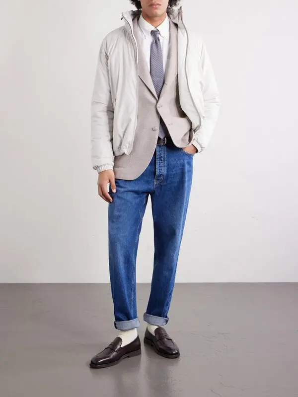 Brunello Cucinelli Padded Shell Hooded Jacket